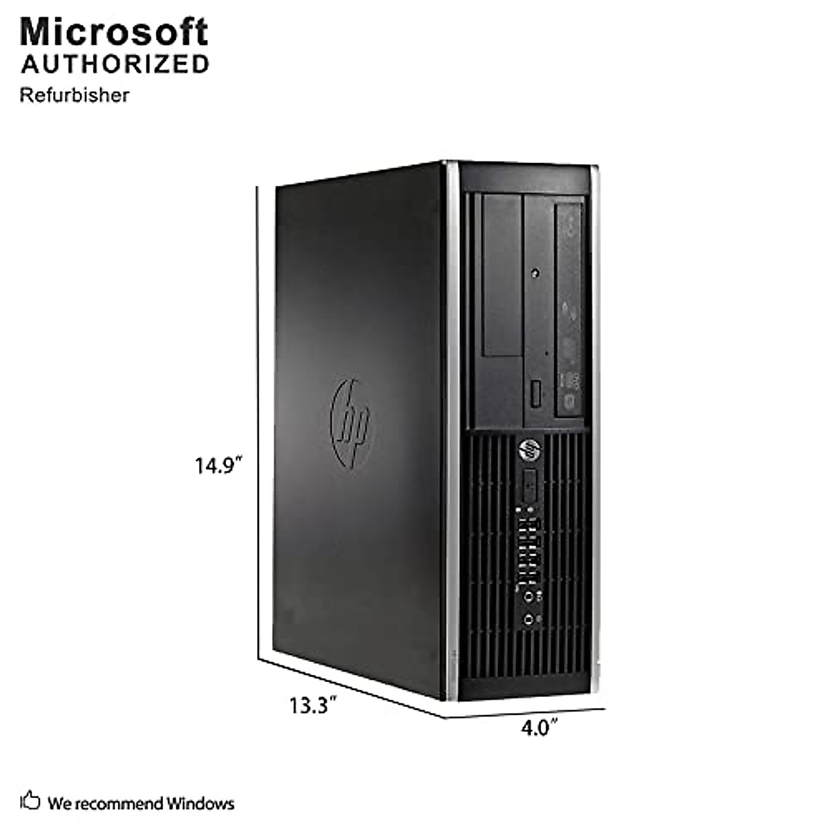 HP 8100 Desktop Computer Intel i5 3.2GHz Processor 8GB Memory 1TB HDD Genuine Windows 10 Professional (Renewed)
