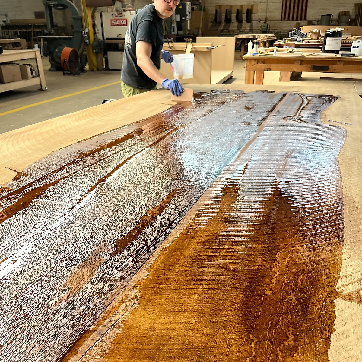 TotalBoat Clear Penetrating Epoxy Wood Sealer Stabilizer for Rot Repair and Restoration (Quart, Traditional)