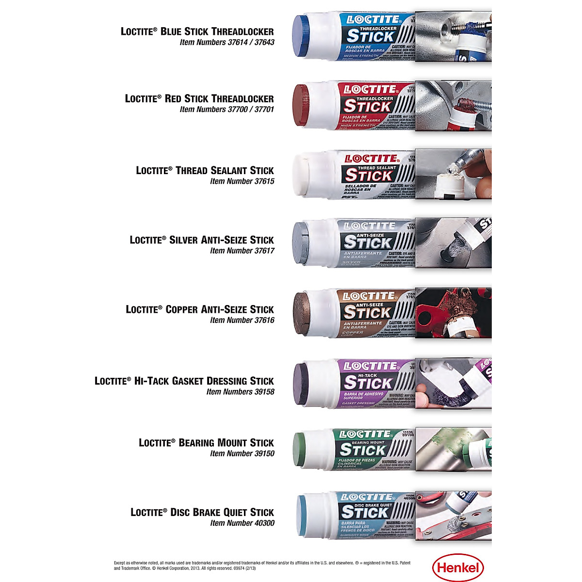 Loctite 640482 High-Temperature Bearing Mount Stick: Wax-Like Stick, Secure Parts, Seal Joints, Prevent Corrosion, for Cylindrical Metal Assemblies | Red, 9 Gram Stick