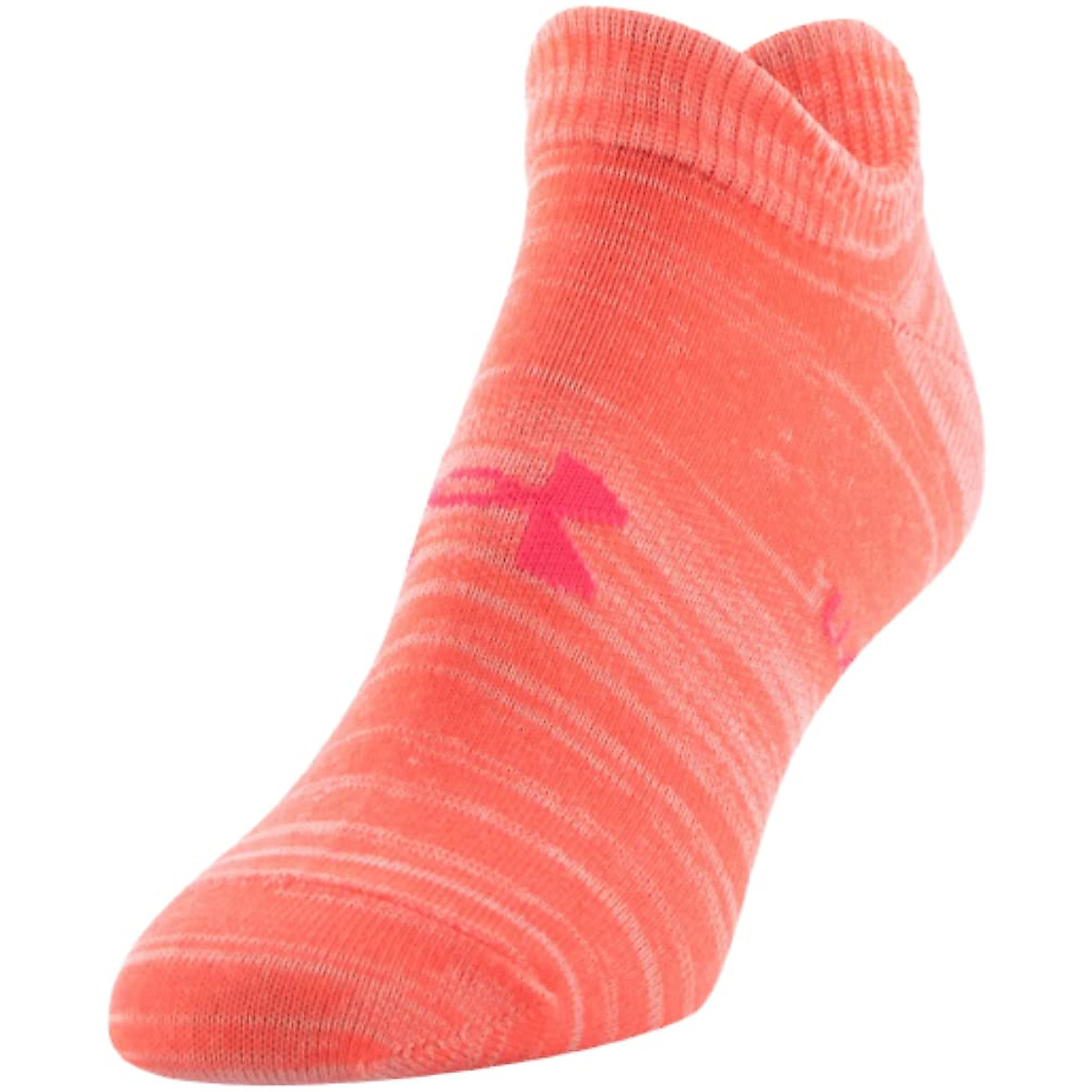 Under Armour Women''s Essential 2.0 No Show Socks, 6-Pairs, Beta Tint/Brilliance Medium, 1332943