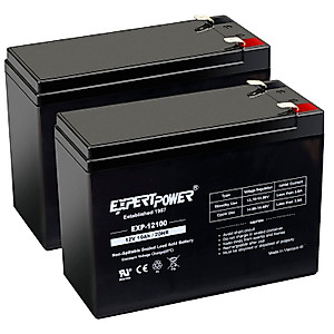 ExpertPower® 12V 10AH SLA Rechargeable Battery / 2 Pack