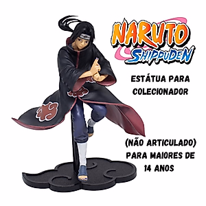 ABYSTYLE Studio Naruto Shippuden Itachi Uchiha SFC Collectible PVC Figure 7.1" Tall Anime Manga Statue Home Room Office Decor Great for Gift and Fans
