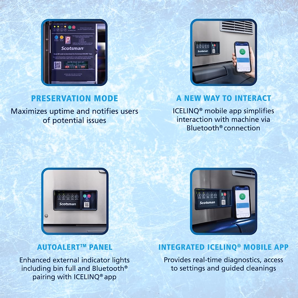 Scotsman Prodigy Elite Ice Maker, Full Cube, 525 lb/Day Production, Includes Scotsman B530P 536 lb. Storage Bin