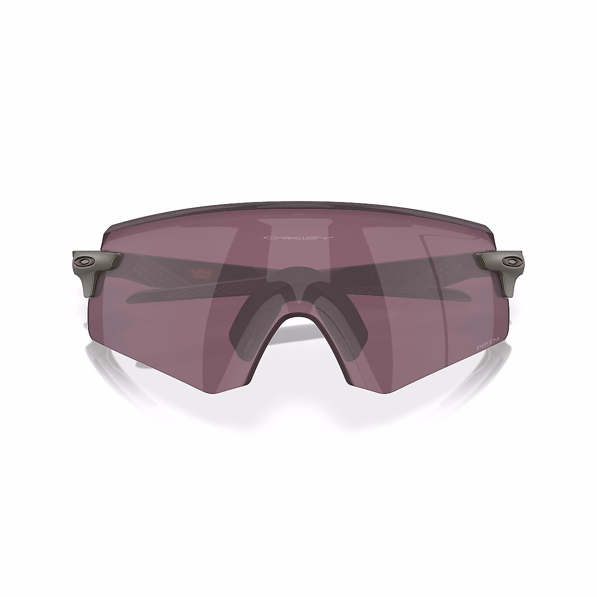 Oakley Men's OO9471 Encoder Rectangular Sunglasses, Matte Olive/Prizm Road Black, 36 mm