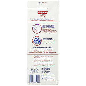 Colgate Colg-360 Adv Floss-Tip Bristles Soft,4 Count(Pack of 1)