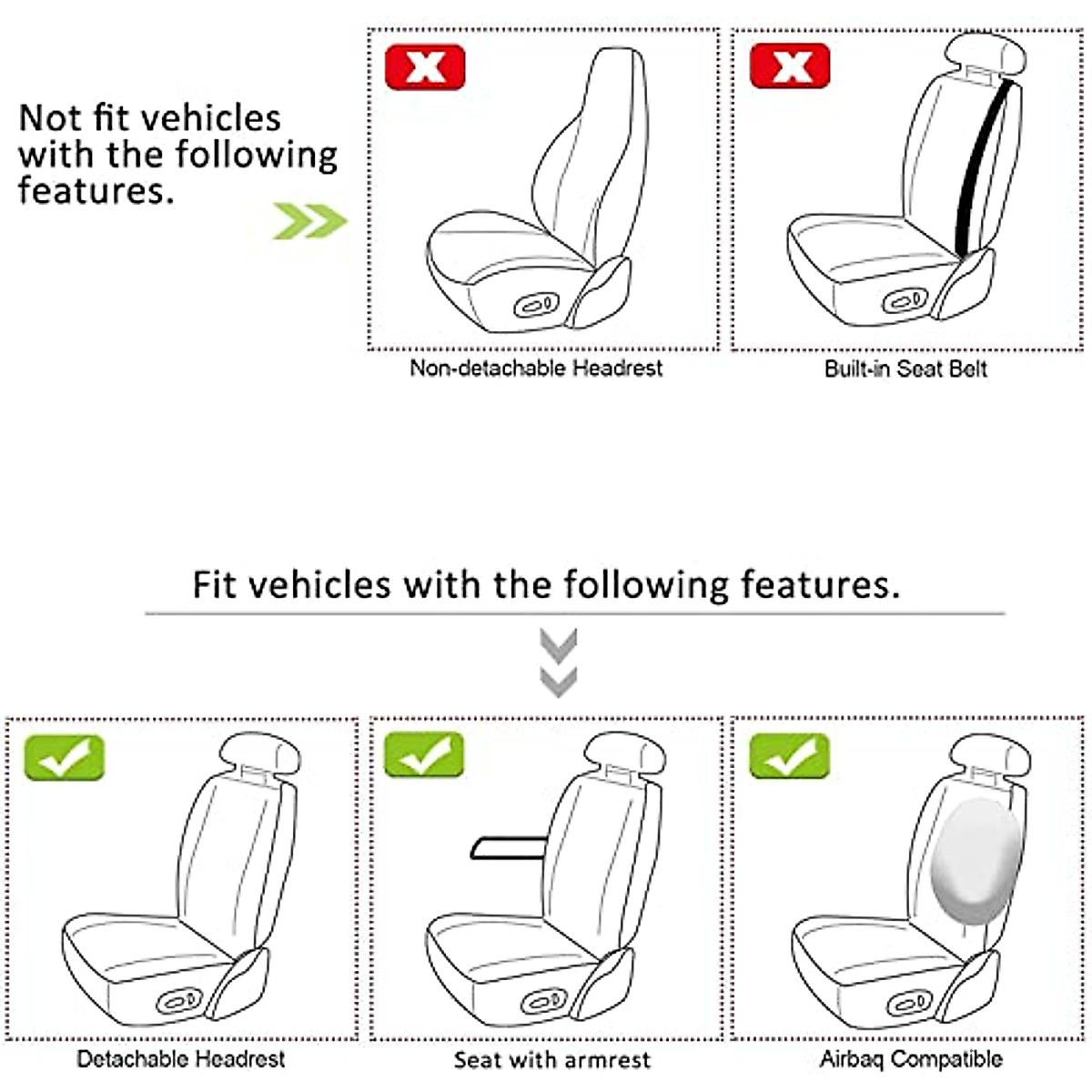 KENNISI Seat Cushion – Non-Slip Orthopedic Gel & Memory Foam Coccyx Cushion for Tailbone Pain – Car Seat Cushion (Blue, 1-pc)