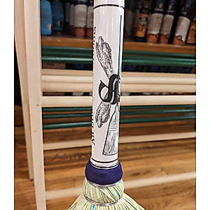 Lehman's Amish-Made House Broom - Authentic Corn Straw Broom with Hardwood Handle, Natural, 55 inches