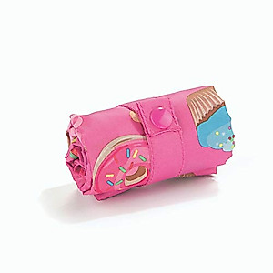 Envirosax Reusable Grocery Bags- Set of 3 Cute Retro-Designs, Foldable Quality Shopping Tote Bag, Eco-Friendly Polyester Washable For Travel, Shopping Multi use