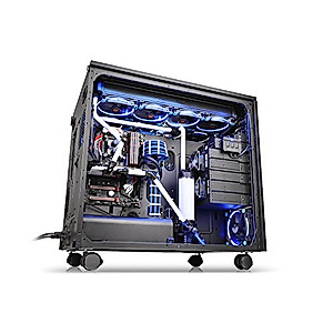 Thermaltake Core W200 Dual System Capable Extreme Water Cooling XL-ATX Fully Modular/Dismantle Stackable Tt Certified Super Tower Computer Case CA-1F5-00F1WN-00 Black