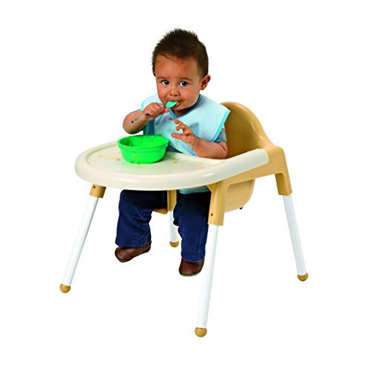 Angeles Feeding Chair, AFB7940, Infant, Baby & Toddler Stacking Nursery Chairs with Harness, Daycare, Homeschool or Classroom Furniture for Girls-Boys