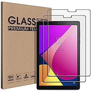 KIQ 2 Pack Tempered Glass for TCL Tab 8 LE Screen Protector Anti-Scratch Film