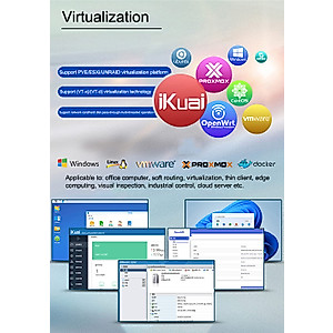 MOGINSOK 4X 2.5GbE Intel I225-V Ethernet Firewall Appliance Mini PC, Intel Celeron J4125 AES-NI VPN Router PC HDMI VGA 4GB RAM 64GB MSATA SSD