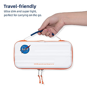 GeekShare Carry Case for Switch/Switch OLED, Protective Travel System Case with 12 Game-Card Slots (Large)