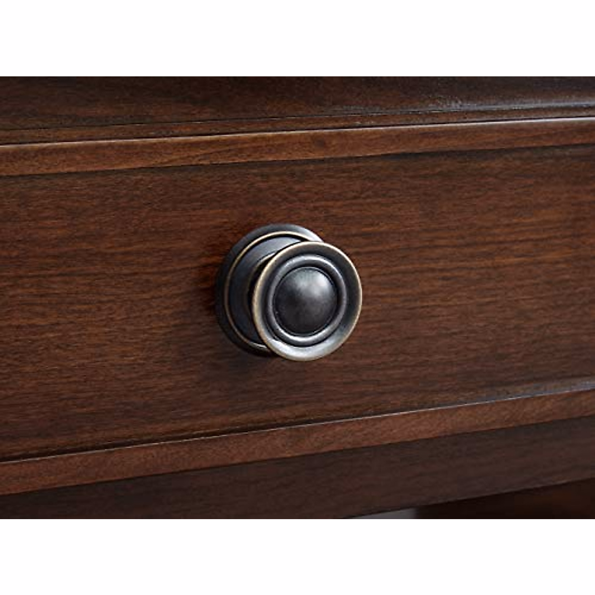 Signature Design by Ashley Porter Traditional Hand-Finished Lift Top Coffee Table, Dark Brown