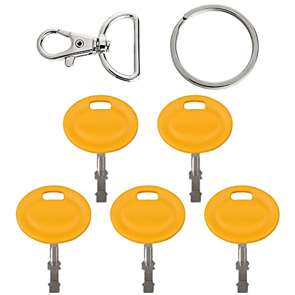 5pcs Spare Keys Ignition Keys Compatible with Cub MTD Troy Bilt Craftsman Lawnmower, Extra Keys Backup Keys to Replaces 625-05000 625-05002 925-2054A 925-1745A