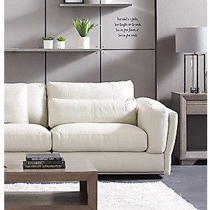 Inspirational, Motivational Vinyl Wall Art Decal Sticker "Your Mind is a Garden, Your Thoughts are The Seeds. You can Grow Flowers, or You can Grow Weeds." (Black)