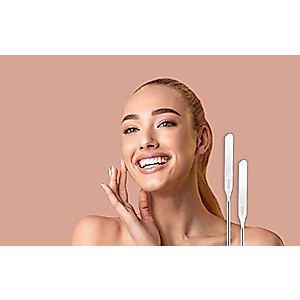 MIES Makeup Spatula, Korean Foundation Spatula, Cosmetic Spatula, Makeup Spatula, Foundation Spatula Korean Beauty Tool, Stainless Steel Spatula For Face, Foundation Applicator