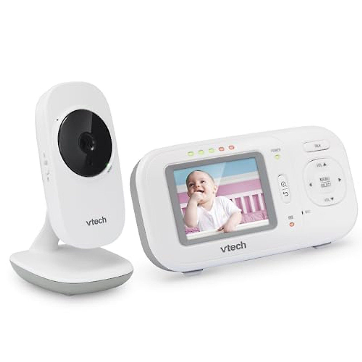 2.4" Full-Color Digital Video Baby Monitor & Automatic Night Vision