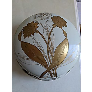 1900s Antique France Limoges Large Dresser Jewel Porcelain Box