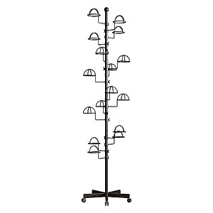 Thick forest Hat Rack with 15 Circular Hooks, Floor Hat Stand Freestanding Hat Rack Stand, Adjustable Hat Display Stand Suitable for Home or Store