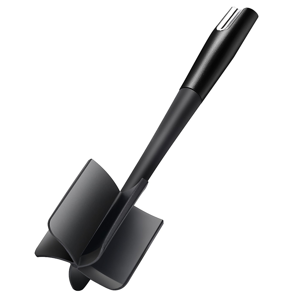 Urbanstrive Heavy Duty Meat Chopper for Ground Beef, Durable Ground Beef Smasher, Non-Scratch Hamburger Chopper, Non-slip Ground Meat Chopper and Meat Masher Ground Beef, Black