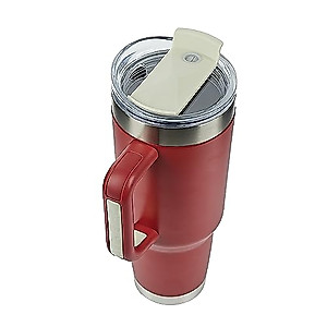 Pelican Hydration Pelican Porter™ 40 oz Vacuum Insulated Tumbler - Recycled Stainless Steel Double Wall Travel with Dual Lid, Powder Coated Insulated Coffee Mug For Hot Cold Drinks, Brick