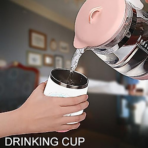 WYUSPGK 304 Stainless Steel Insulated Cup, Skiing Theme Print Smooth Rim, Durable & Reusable - Perfect for Office, Home, And Travel