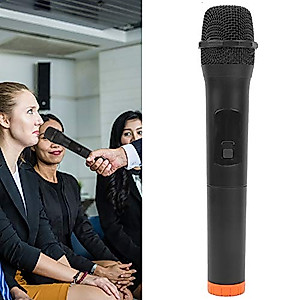 Wireless Microphone, High Gain Wide Applicability Karaoke Mic Excellent Sound Quality for Outdoor for Singing