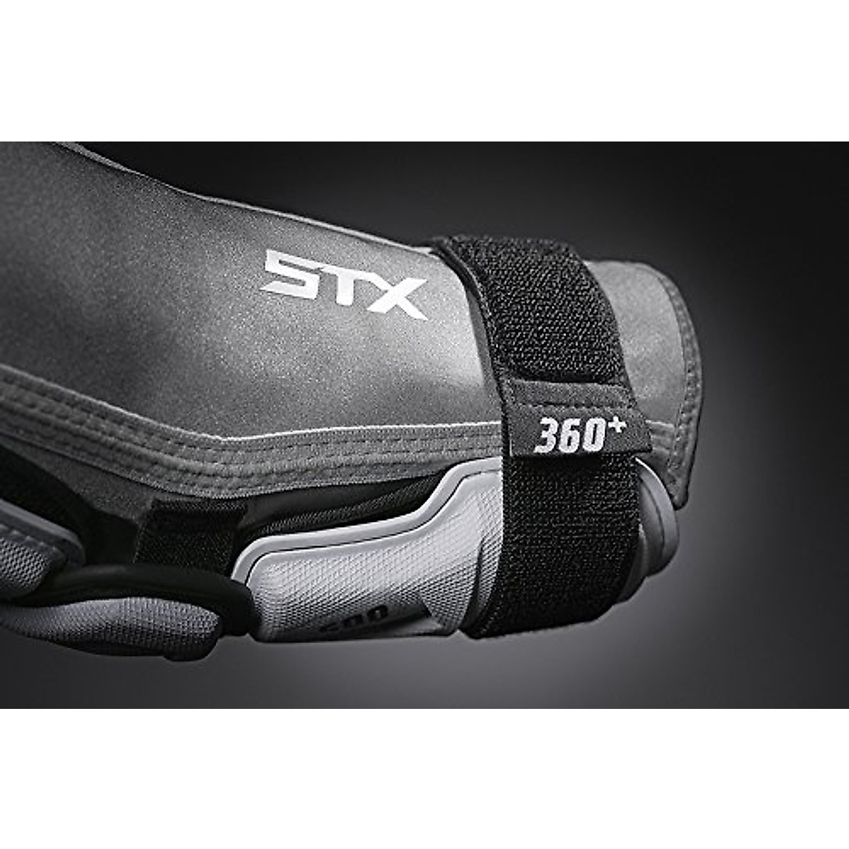 PD AGS5 03 WE/XX STX Lacrosse Stallion 500 Arm Guard, White, Large