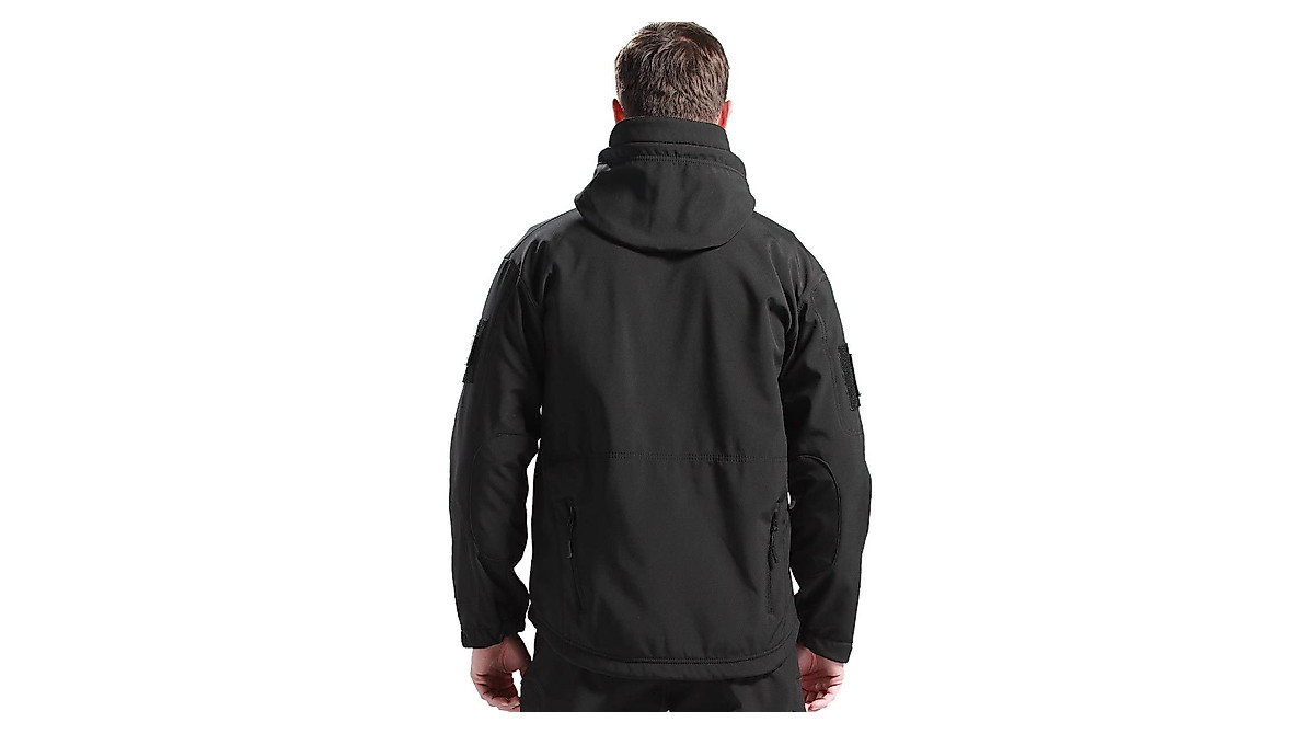 FREE SOLDIER Men's Waterproof Soft Shell Jacket for Outdoor Activities