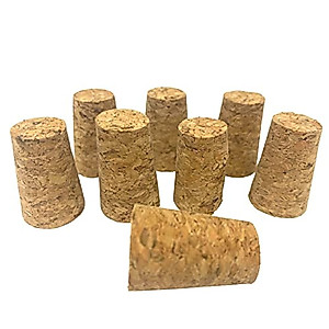 Bonka Bird Toys 2112 (Pk8) 1.25" by 0.75" Corks, Medium Parrot Chew Foot Talon Cage Toy, Conure, African Grey, Quaker, and Similar