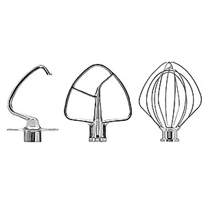 KitchenAid Stainless Steel 3 Piece Kit for 4.5 and 5 Quart KitchenAid® Tilt-Head Stand Mixers