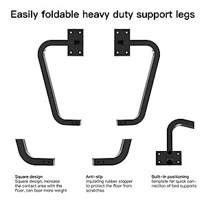 ROOMTEC Full Murphy Bed Hardware Kit, Folding Wall Bed Kit,Vertical,Easy to Install,Saving Space