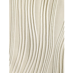 ZAFUL Women's Textured Underwire Bikini Set V Notch High Cut Swimwear Tie Side Ribbed Sexy Swimsuits