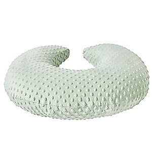 Baby Nursing Pillow and Body Positioner with Premium Slipcover for Breastfeeding for Baby Boys and Girls, Feeding Pillow with Breathable Comfortable Pillowcase (Green)