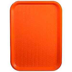 Winco Fast Food Tray, 12 by 16-Inch, Orange