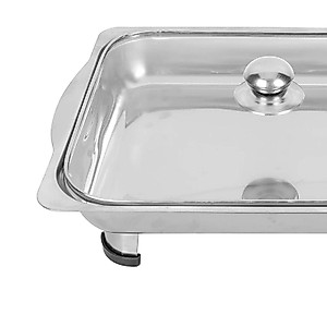 Chafing Dish Buffet Dish Tray Serving Tray Stainless Steel Chafer for Catering Events Holidays, arc