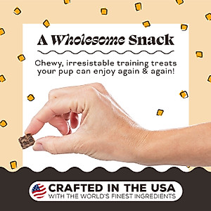 Primal Beef Jerky Dog Treats Made with Beef Bone Broth for Dogs, Give Pieces a Chance, Training Treat for Dogs, 4 oz