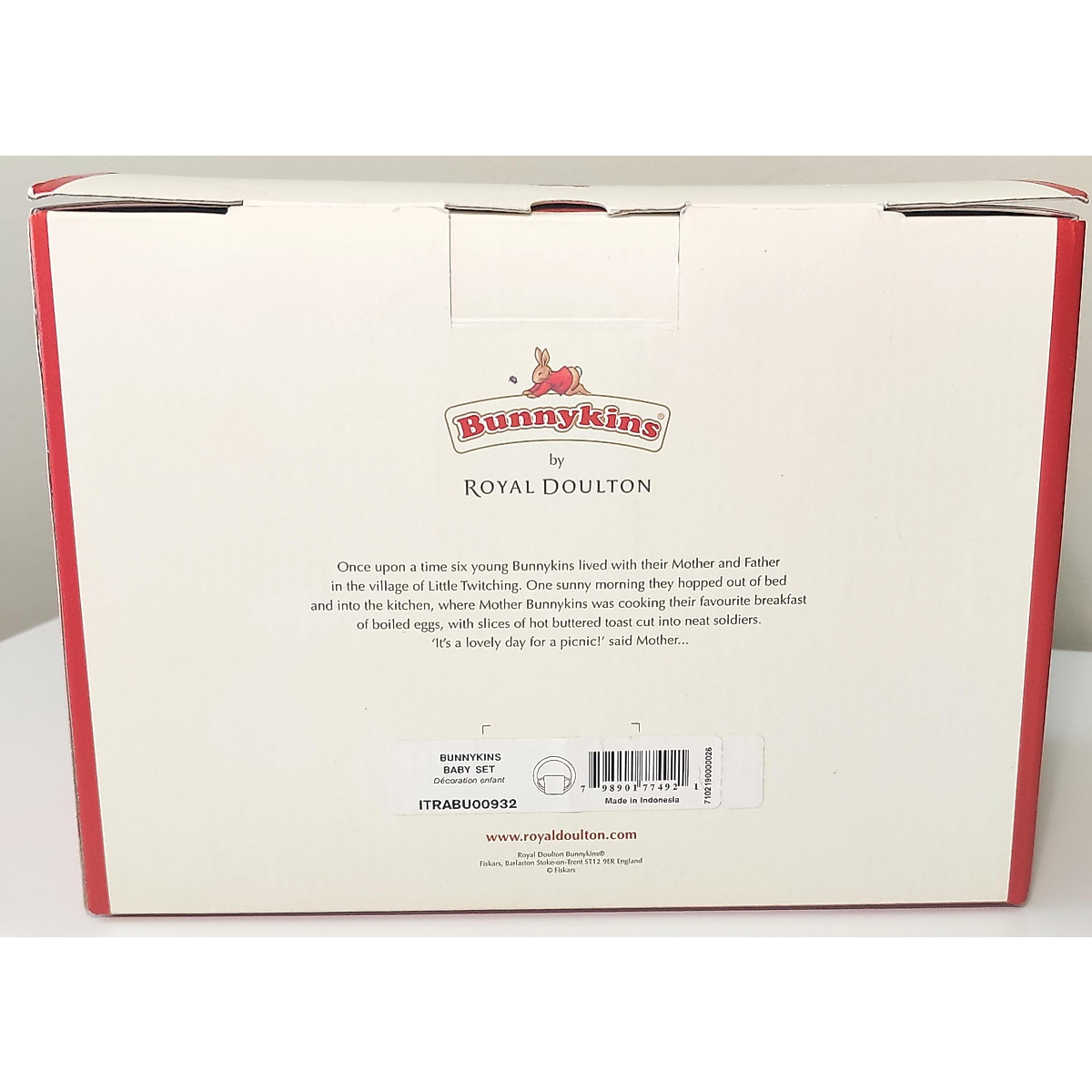 Royal Doulton China Bunnykins 2 Piece Set (Designs May Vary)