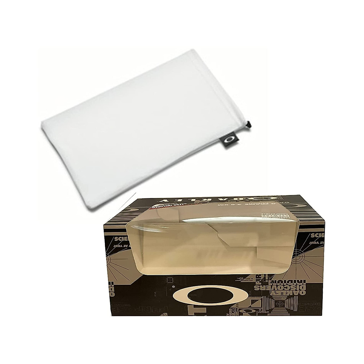 Oakley Target Line L OO7121 Matte Black/Dark Grey Ski Goggles For Men For Women + BUNDLE with Designer iWear Eyewear Kit