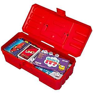 Akro-Mils 12-Inch ProBox Plastic Toolbox for Tools, Hobby or Craft Storage Toolbox, Model 09912, (12-Inch x 5-1/2-Inch x 4-Inch), Red
