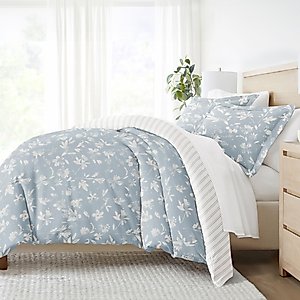 LINEN MARKET Duvet Cover Queen (Light Blue) - Experience Hotel-Like Comfort with Unparalleled Softness, Exquisite Prints & Solid Colors for a Dreamy Bedroom - Queen Duvet Cover Set with 2 Pillow Shams