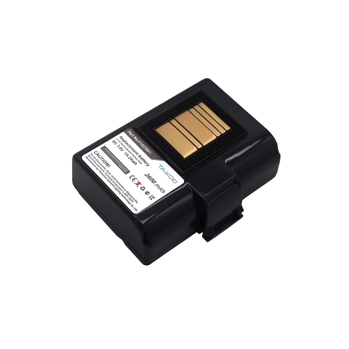 GIKYSUIZ 20-Pack 2600mAh Replacement Battery for Zebra ZQ610 ZQ520 QLN220 QLN320 ZQ500 ZQ620 ZR628 ZR658 ZR668 Printer, fits Part Number BTRY-MPP-34MA1-01 P1023901 P1031365-025