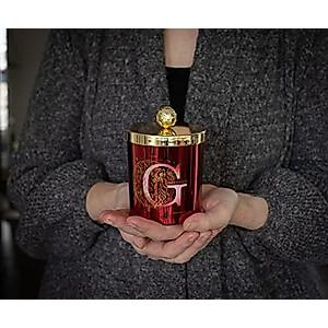 Harry Potter House Gryffindor Premium Scented Soy Wax Candle with Unique Aromatic Fragrance | 50-Hour Burn Time | Home Decor Housewarming Essentials, Wizarding World Hogwarts Gifts and Collectibles