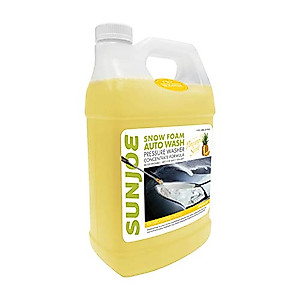 Sun Joe SPX-FCS1G Premium Snow Foam Cannon Pineapple Pressure Washer Rated Car Wash Soap and Cleaner, 1-Gallon