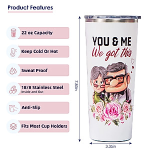 Koyatti Gift for Wife- Valentine's Day Gifts To My Wife Gifts Christmas Gifts for Wife Birthday Presents for Women I Love You Gifts for Her from Husband- 22oz Stainless Steel Tumbler