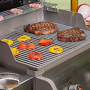 AOREWTGGH 7639 Cooking Grates for Weber Spirit I & II 300 Series E310, E320, E330, S310, S320,304 Stainless Steel Grill Grates for Spirit 700, Weber 900, Genesis Silver/Gold/Platinum B & C, 1000-3500