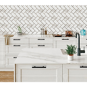 Estmoon 30 Pack 3 Inch Cabinet Handles Matte Black Cabinet Pulls Stainless Steel Black Kitchen Handles for Cabinets and Drawers, 76mm Hole Centers