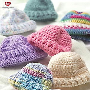 Red Heart Soft Baby Steps White Yarn - 3 Pack of 141g/5oz - Acrylic - 4 Medium (Worsted) - 256 Yards - Knitting, Crocheting & Crafts