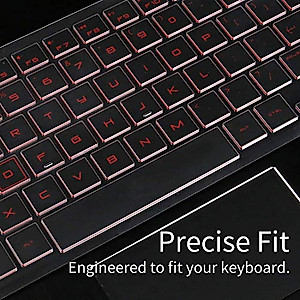 Ultra Thin Keyboard Cover for Newest HP OMEN 15-DC 15.6", Clear Keyboard Protective Skin for HP 15-dc0010nr 15-dc0020nr 15-dc0030nr 15-dc0051nr dc0052nr 15-dc0086nr 15-dc0087nr 15-dc0096nr Laptop